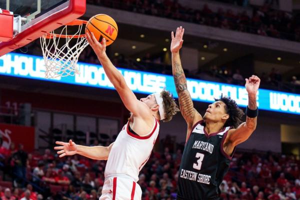 Sam Hoiberg’s career game lifts Nebraska past UMES | News Talk 580 and ...