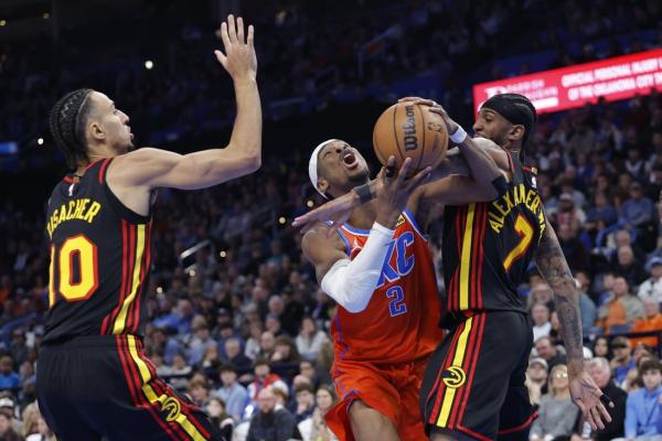 Shai Gilgeous-Alexander drops 39 as Thunder hand Hawks 7th straight ...