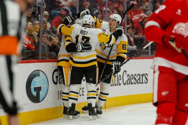 Bryan Rust continues hot streak to carry Pens over Red Wings | KNBR