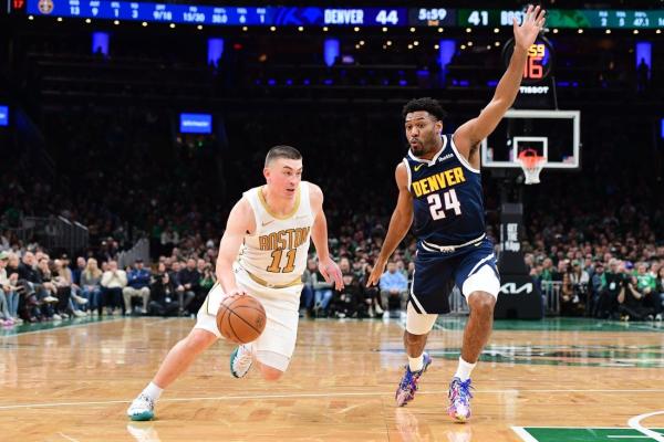 Peyton Watson shoots lights out to lead Nuggets past Celtics | Fox ...