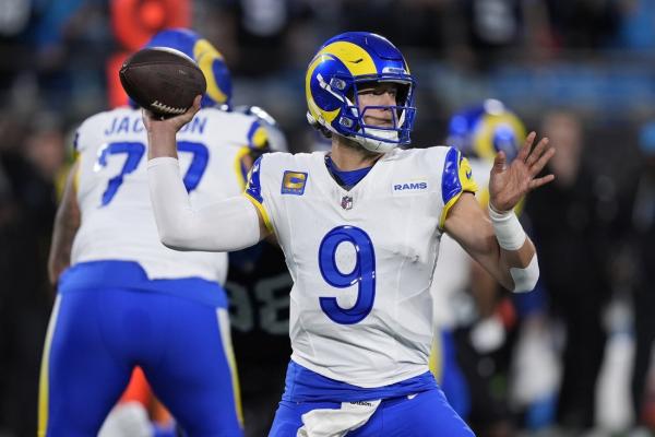 Rams QB Matthew Stafford ‘good to go’ vs. Bears despite finger sprain ...
