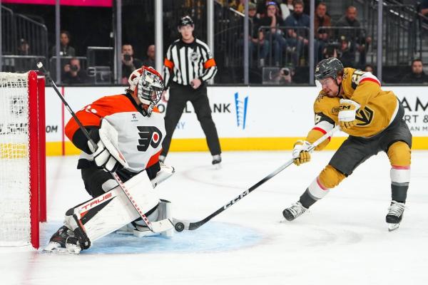 Behind Travis Konecny’s 2 goals, Flyers edge Knights, end skid | KNBR